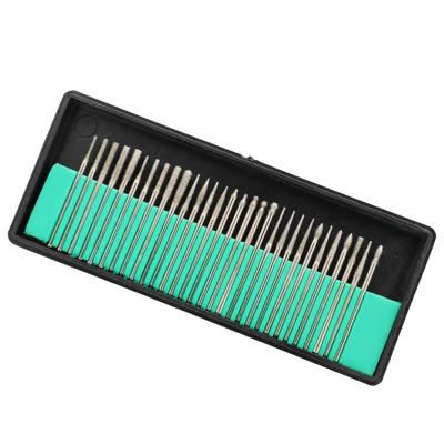 Cina 30 pezzi accessori per gioielli strumenti testa diamantata da 2,35 mm/3 mm in vendita