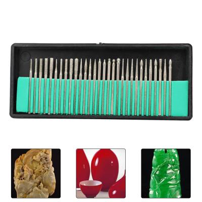 Cina 30 pezzi accessori per gioielli strumenti testa diamantata da 2,35 mm/3 mm in vendita