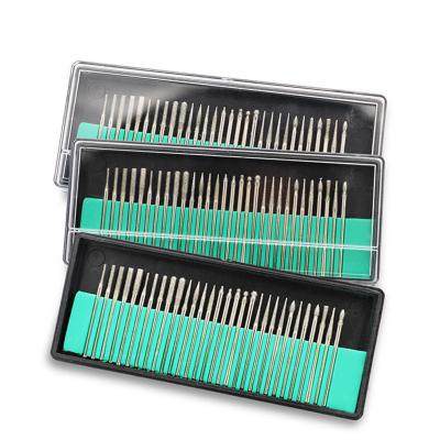 Cina 30 pezzi accessori per gioielli strumenti testa diamantata da 2,35 mm/3 mm in vendita