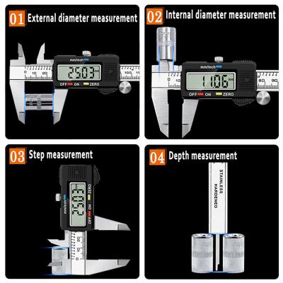 Cina Acciaio inossidabile elettronico 0-150mm a 6 pollici Digital Vernier Caliper in vendita