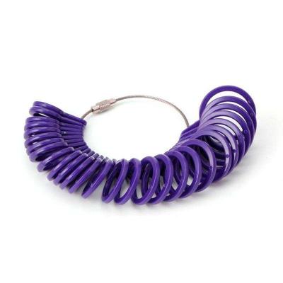 Cina Ring Sizer EU US Scale per la misurazione delle dita Kit Strumenti per gioielli in vendita
