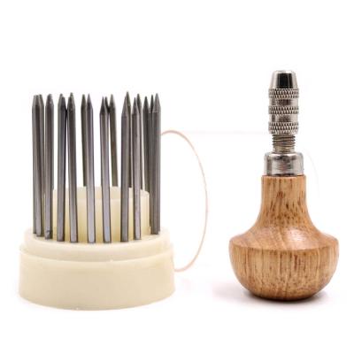 Cina 23pcs che borda il Beader For Goldsmith Diamond Stone del bulino dell'insieme di strumenti del grano in vendita