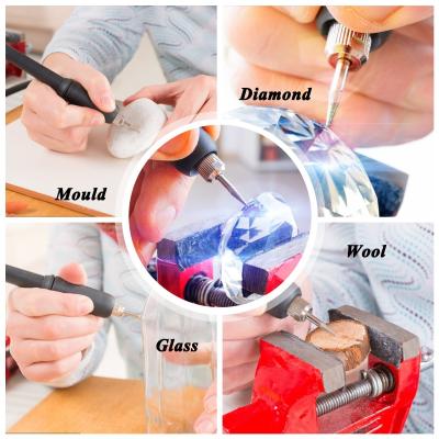 Cina Set di frese diamantate da 50 pezzi per utensile rotante Dremel in vendita