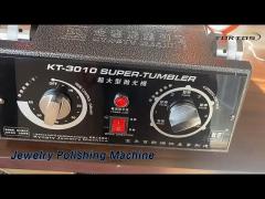 Rolling Drum Jewelry Polishing Machine 5 Level With Plexiglass Barrel