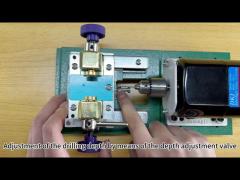 How to use a pearl drilling machine?