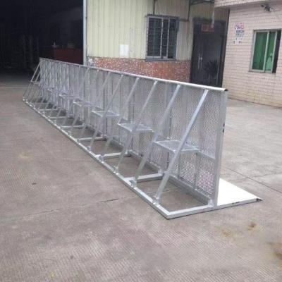 China Portable Foldable Aluminum Crowd Control Barrier For Concert Security for sale
