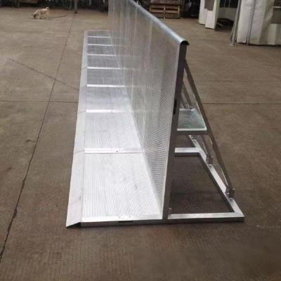 China Portable Foldable Aluminum Crowd Control Barrier For Concert Security for sale