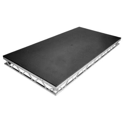 China Square Aluminium Stage Deck Black Waterproof Modular Stage Platform for sale