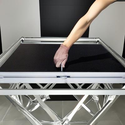 China Square Aluminium Stage Deck Black Waterproof Modular Stage Platform for sale