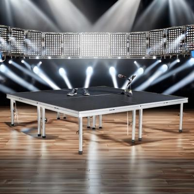 China Square Aluminium Stage Deck Black Waterproof Modular Stage Platform for sale
