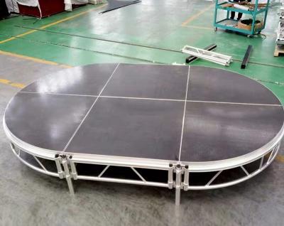 China Lightweight Portable Aluminum Stage Platform Quick Assembly For Concerts for sale