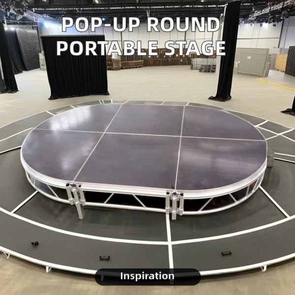 Quality Lightweight Portable Aluminum Stage Platform Quick Assembly For Concerts for sale