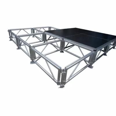China Vinnige assemblage Aluminium draagbaar podium lichtgewicht Aluminium podium platform voor concerten Te koop