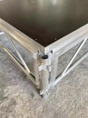 China Portable Foldable Aluminum Alloy Stage Truss Adjustable Height 750kg/Sqm Load Capacity for sale