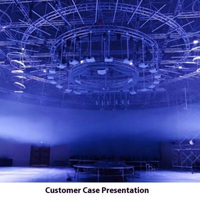 China Semi Circular Truss Quick installation Aluminum Alloy Curved Truss for sale