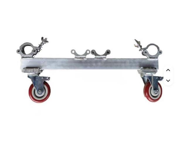 Quality 290mm 238mmx238mm Aluminum Alloy 6082-T6 Truss Dolly Kit with Spigot or Screw Connect for Easy Transport truss car for sale