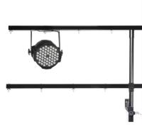China Professional Iron Material Light Stand with Double-layer Structure and 3M 4M Height for Stage Lighting for sale