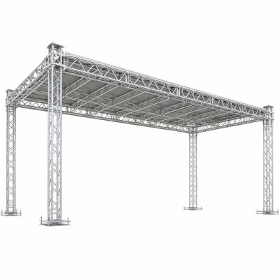 China Fengsheng Aluminum Flat Roof Truss System with Goal Post Design, 6M-20M Span, and Custom Configurations for sale