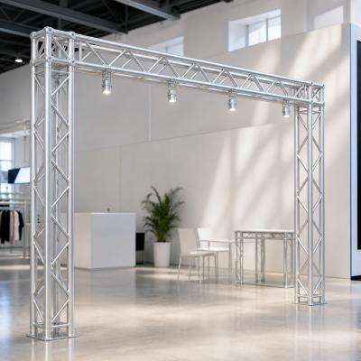 China 290×290mm Aluminum Box Truss with 6061-T6 Aluminum and 6-Way Corner Connector for Stage Lighting and Events for sale