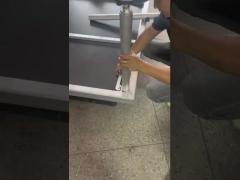 Круглая / Квадратная портативная сцена для диджея, съемная платформа из алюминиевого сплава, стекла и фанеры