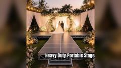 Heavy Duty Aluminum Stage Platform 800kg Load Capacity