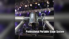 Portable Stage Platform with Integrated Staircase System