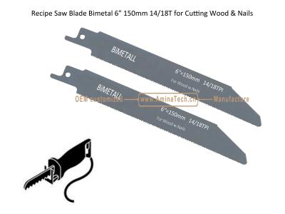 Recipe Saw Blade Bimetal 6