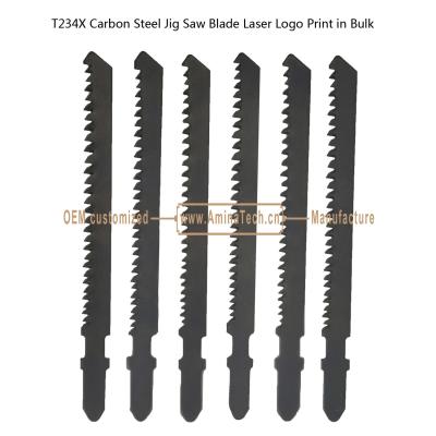 T234X Carbon Steel Jig Saw Blade Laser Logo Print in Bulk
