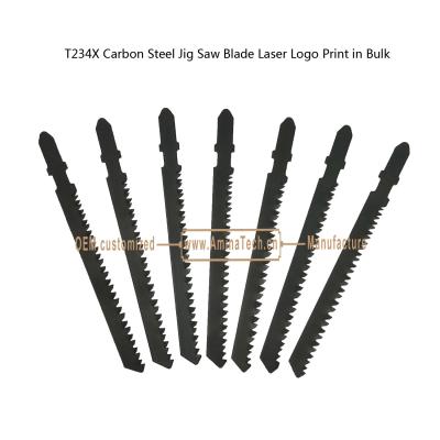 China T234X Carbon Steel Jig Saw Blade Laser Logo Print in Bulk,Reciprocating for sale