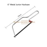 China 6 Inch Junior Hacksaw Carbon Steel Blade Hand Saw for Cutting Wood Plastic Metal for sale