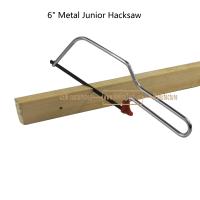 China 6 Inch Junior Hacksaw Carbon Steel Blade Hand Saw for Cutting Wood Plastic Metal for sale