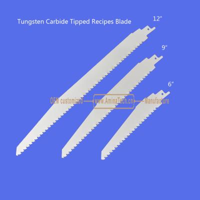 China Tungsten Carbide Tipped Recipes Blade 12