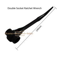 China Double Socket Ratchet Wrench for sale