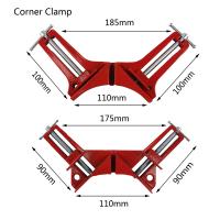 China Aluminum Alloy Corner Clamp 110mmx90x175 for Woodworking DIY Photo Frame Hand Tools for sale