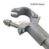 China Carbon Steel Scaffold Spigot 160mmx80 Hot Dip Galvanized Lock Building Tool for sale