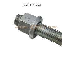 China Carbon Steel Scaffold Spigot 160mmx80 Hot Dip Galvanized Lock Building Tool for sale
