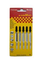 China 5PCS T101AO HCS Jigsaw Blades 18TPI 82mm for Clean Wood Cutting for sale