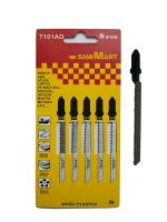 China 5PCS T101AO HCS Jigsaw Blades 18TPI 82mm for Clean Wood Cutting for sale