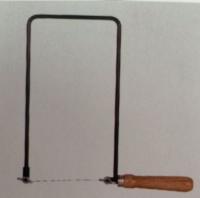 China U-Shank Tile Saw Frame 130x260mm with Wooden Grip for Precision Cutting for sale