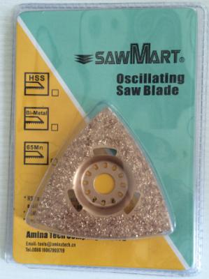 China 3-1/8" Triangular Carbide Rasp Multi Tool Blades Oscillating Saw for sale