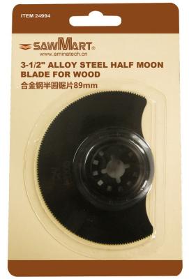 China 3-1/2 in. High Carbon Steel Multi-Tool Half-Moon Blade For Wood for sale