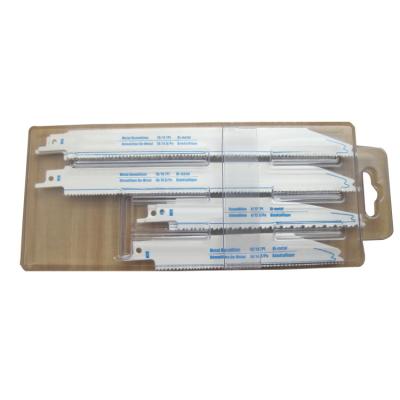 China Reciprocating saw blade  set  8pc Bi-Metal Demolition blade wood,wood with nails 10/14TPI 6/12TPI for sale