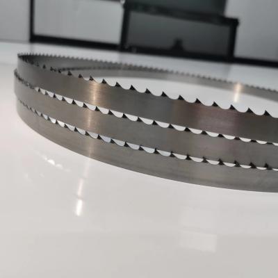 China Carbon Bandsaw Blades for Frozen Meat and Bone Size:1300mmx16x4T for sale