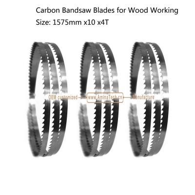 Carbon Band Saw Blades for Wood Working  Size: 1575mm x10 x4T