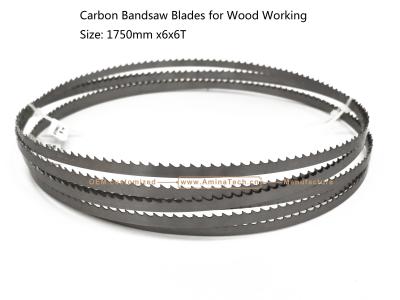 Aminatech Carbon Bandsaw Blades for Wood Working Size: 1750mmx6x6T