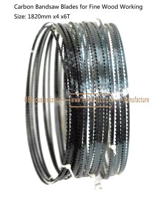 Carbon Bandsaw Blades for Fine Wood Working  Size: 1820mm x4x6T