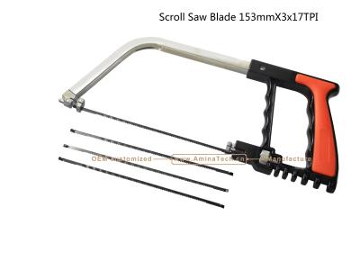 Scroll Saw Blade 153mmX3x10T/14T/17T/18T/24T Cutting wood,Plastic,Low-hardness metal