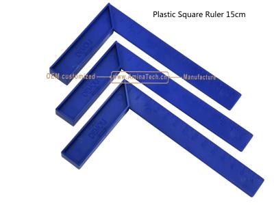 Aminatech Plastic Square Ruler 15cm For Junior Students and DIY wood work fans use.