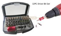 China 32PC Chrome Vanadium Driver Bit Set 105x71x45mm Box Pack Screwing Tool for sale