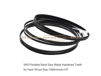 SK5 Portable Bandsaw BladeHardened Teeth for Hard Wood Size:1065mmx4x14T